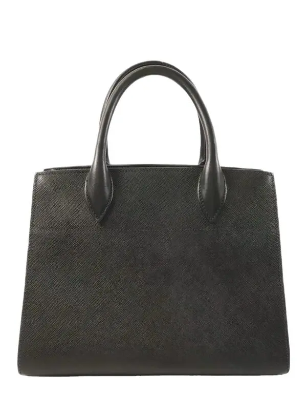 Prada Logo Detail Tote Bag - Black