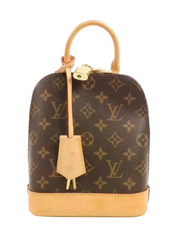LOUIS VUITTON Alma Monogram Backpack - Brown