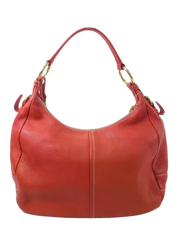 Prada Leather Tote Bag - Red