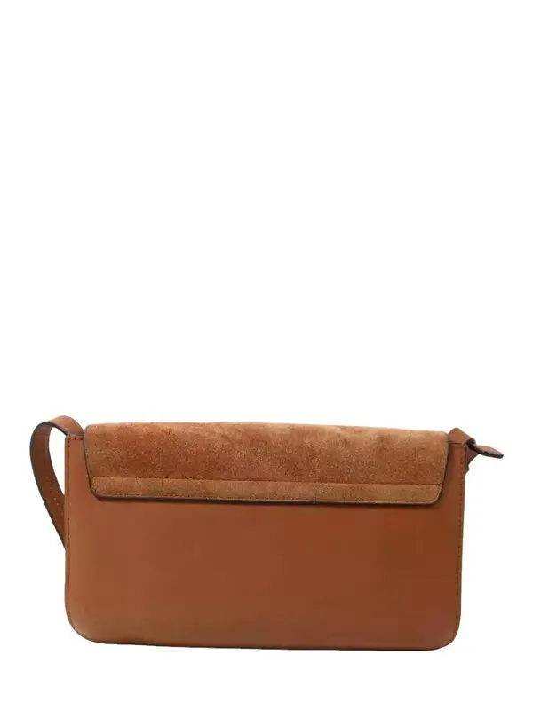 Chloé Faye Leather Shoulder Bag - Brown