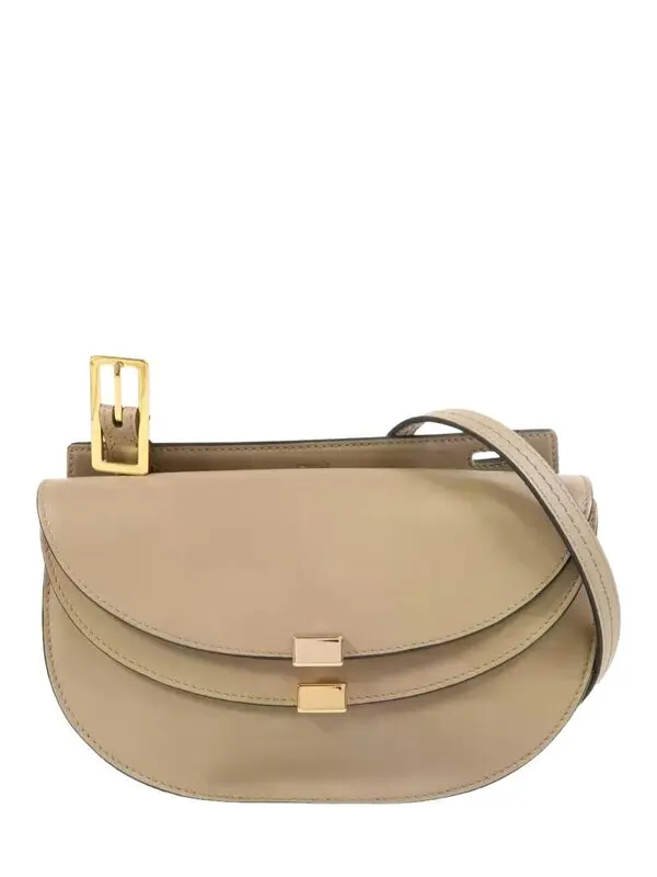 Chloé Georgia Leather Shoulder Bag - Neutrals