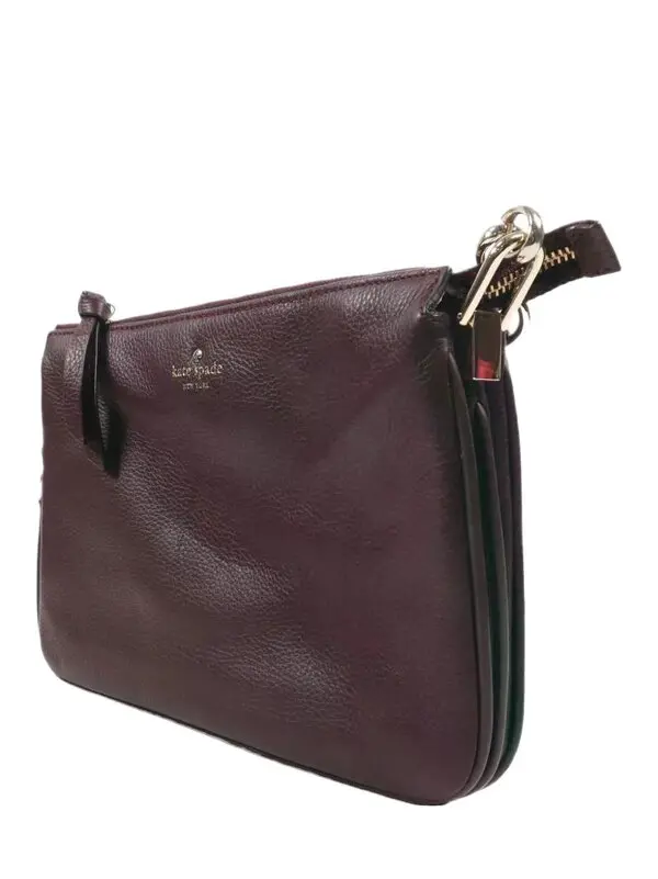 Kate Spade New York Grained Leather Shoulder Bag - Red