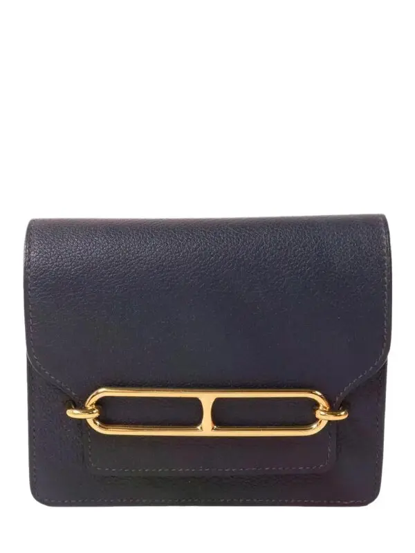 Hermès Roulis Slim Wallet - Blue