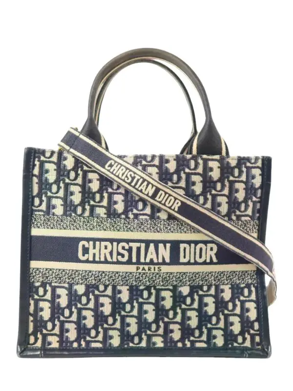 Dior Oblique Book Tote Bag - Blue