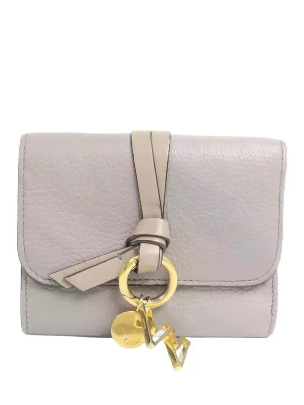 Chloé Alphabet Trifold Wallet - Grey
