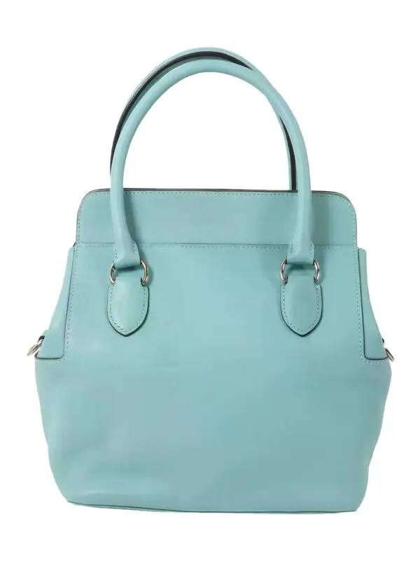 Hermès 20 Tool Box Swift Leather Tote Bag - Blue