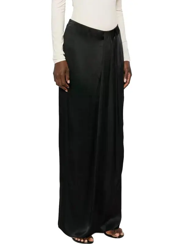 MAISON MARGIELA Straight Maxi Skirt - Black