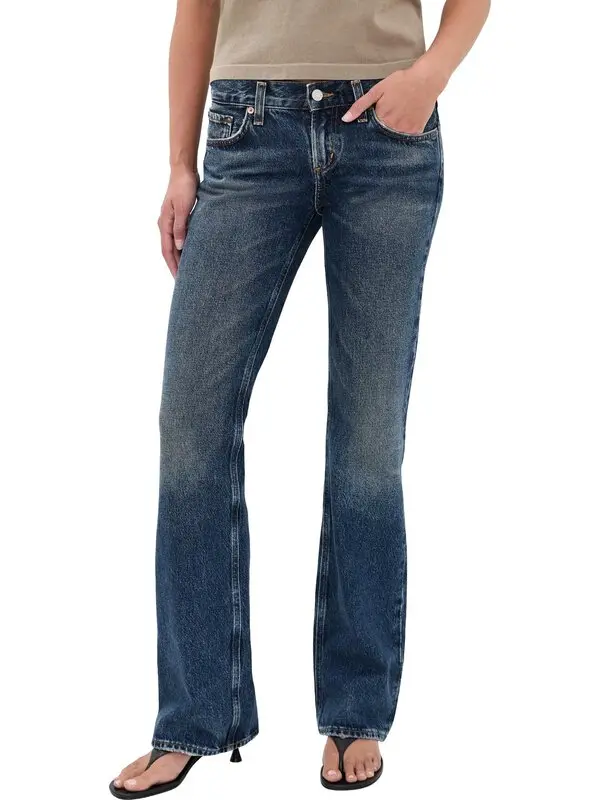 AGOLDE Low Rise Boot Jeans - Combination