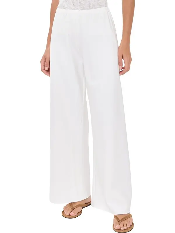 LA LIGNE Cropped Colby Pants - Ivory