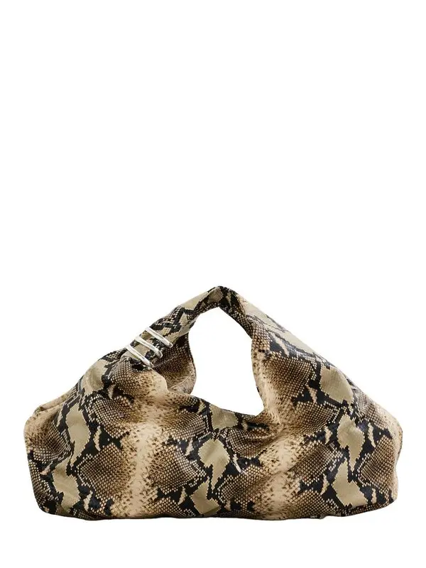 Christopher Esber Deia Snakeskin Embossed Calfskin Tote Bag - Serpent