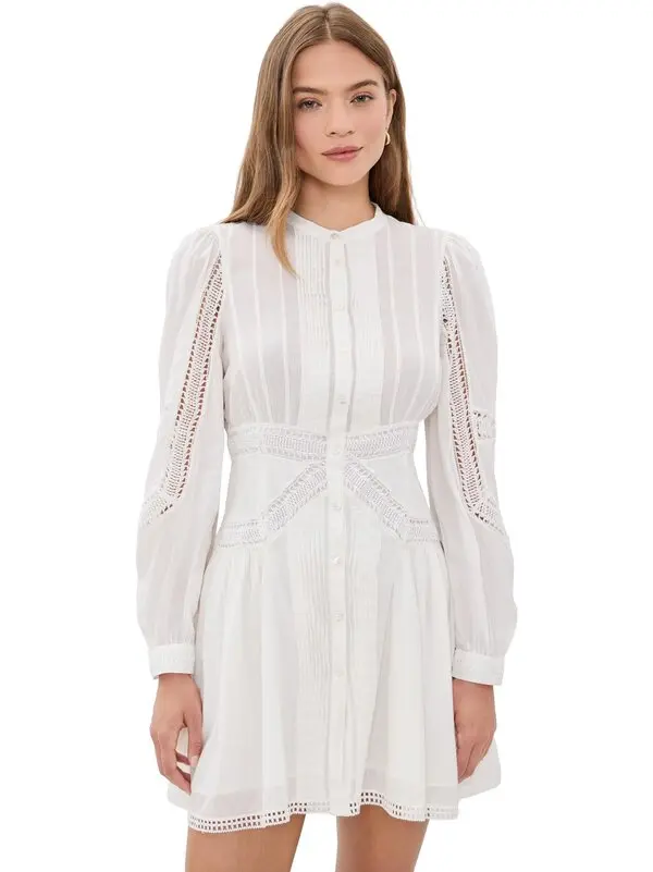 Ulla Johnson Elysia Cotton Mini Dress - Pristine