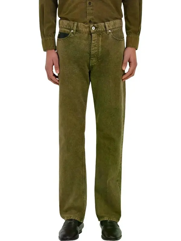FERRAGAMO Five-pocket Jeans - Green