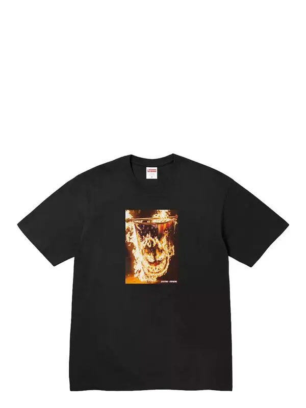 Supreme X Spitfire® Flag Short-sleeve T-shirt - Black