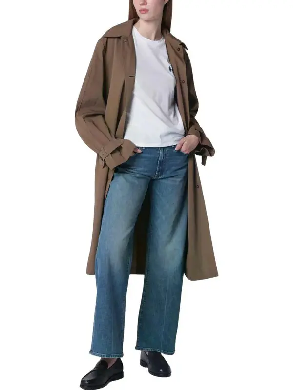 MOTHER Lasso Sneak Mid-rise Jeans - Blue
