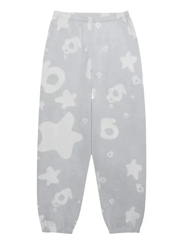 SP5DER Beluga V2 Star-print Track Pants - Grey