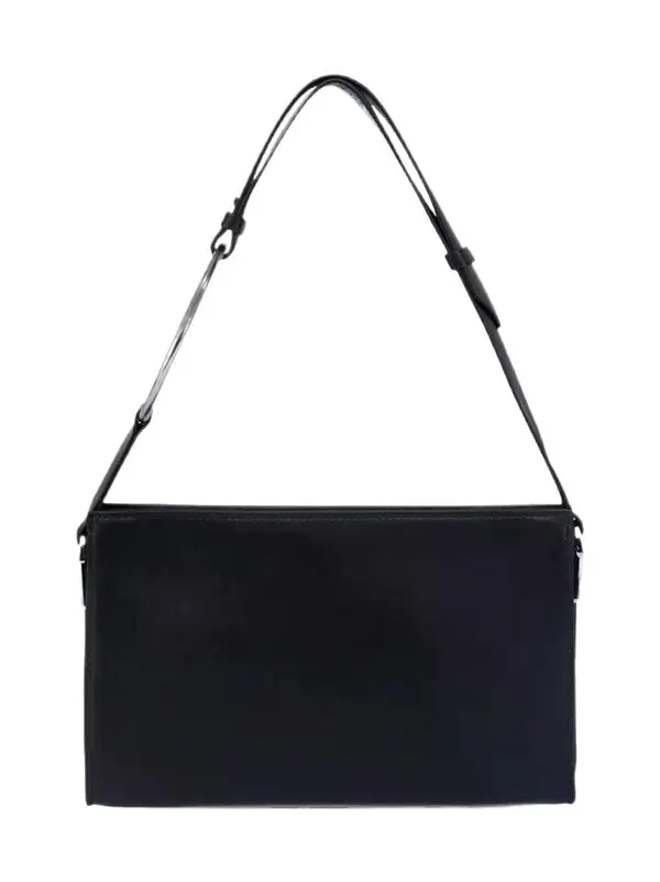 DONDUP Ring Detail Leather Clutch Bag - Black