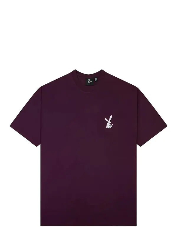 PARRA Thumbs Up Embroidered-logo T-shirt - Purple