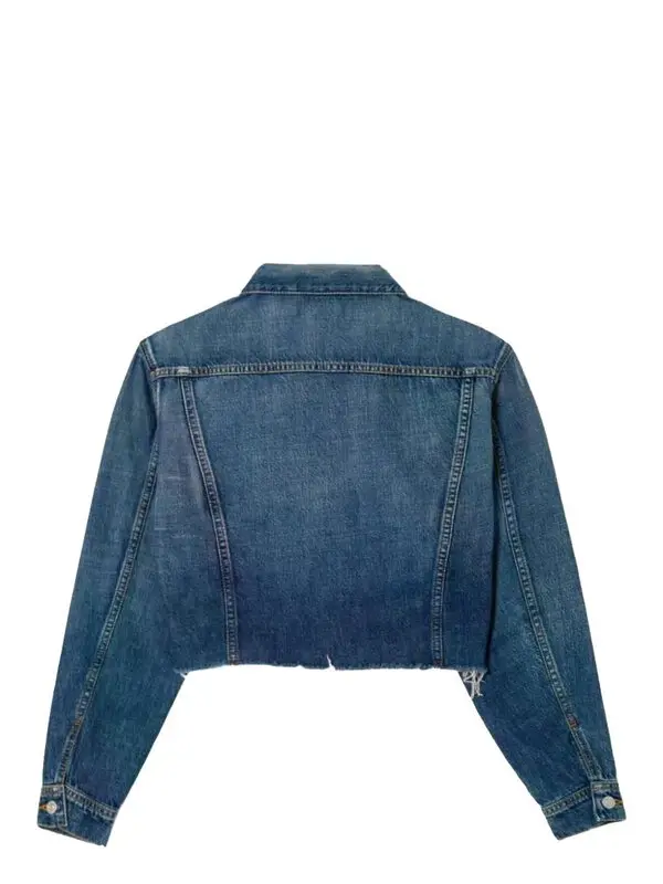 RE/DONE Californian Raw-cut Denim Jacket - Blue