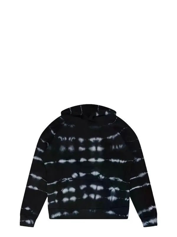 Rhude Long Sleeve Tie-dye Hoodie - Black