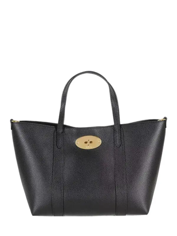 Mulberry Mini Bayswater Grained Leather Tote Bag - Black