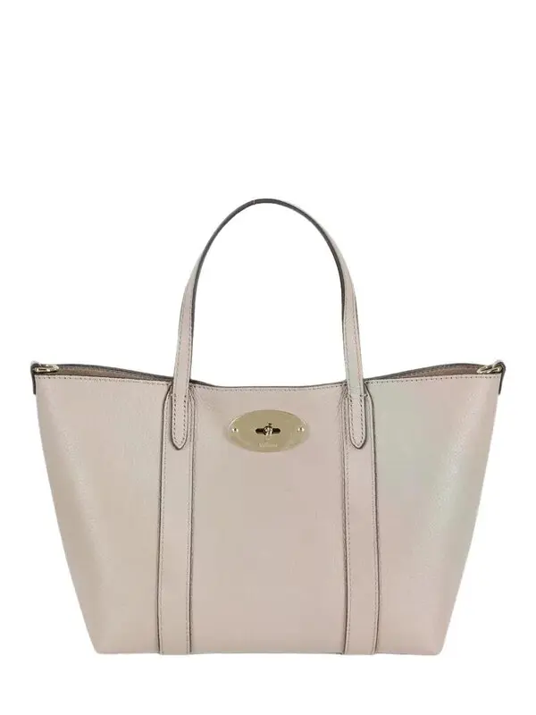 Mulberry Mini Bayswater Grained Tote Bag - Neutrals