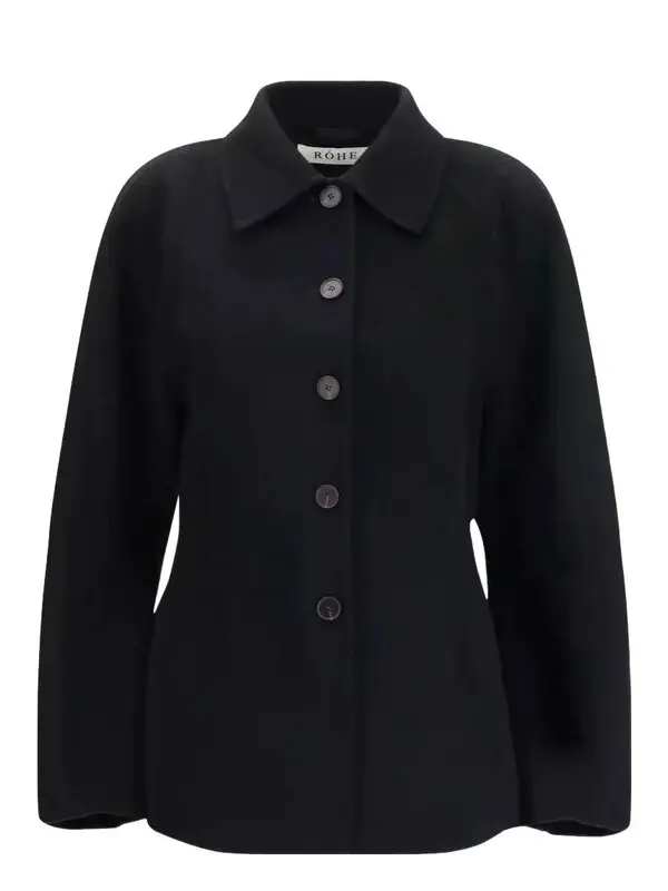 RÓHE Double-faced Sculptural Jacket - Black