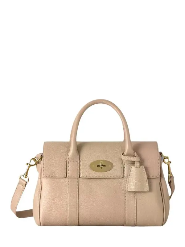 Mulberry Bayswater Leather Satchel Bag - Neutrals