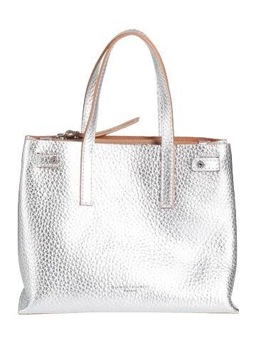 GIANNI CHIARINI Leather Tote - Silver