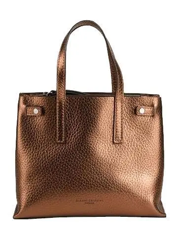 GIANNI CHIARINI Bronze Leather Tote - Yellow