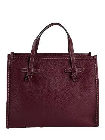 GIANNI CHIARINI Leather Tote Handbag - Red