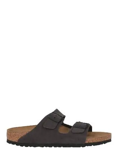 BIRKENSTOCK Suede Leather Sandals - Grey