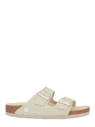 BIRKENSTOCK Leather Sandals - Beige