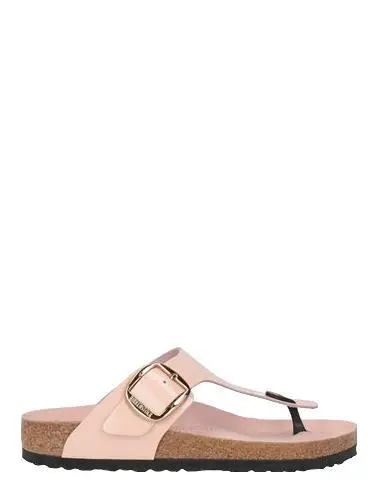 BIRKENSTOCK Light Leather Thong Sandals - Pink