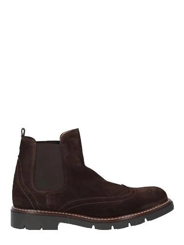 CALPIERRE Dark Leather Ankle Boots - Brown
