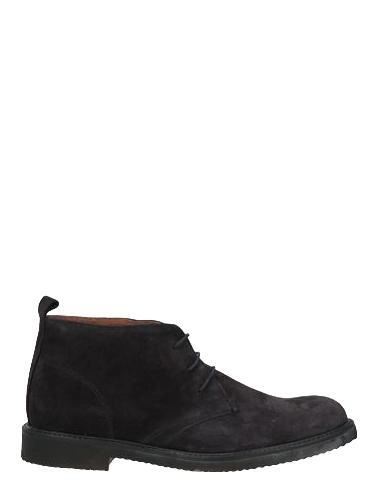 CALPIERRE Suede Ankle Boots - Midnight Blue
