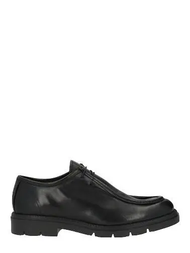 CALPIERRE Leather Lace-up Shoes - Black