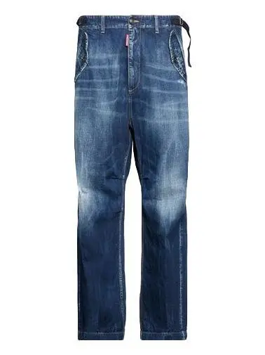 Dsquared2 Baggy Cotton Jeans - Blue