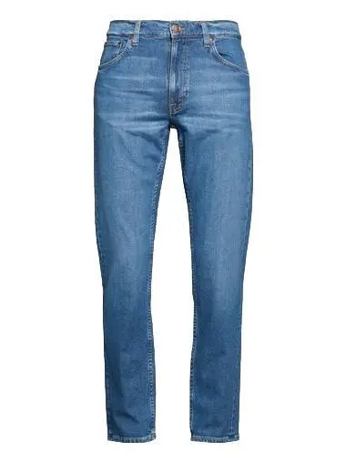Nudie Jeans Cotton Elastane Tapered Jeans - Blue