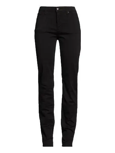 Armani Exchange Skinny Jeans With Appliqués - Black