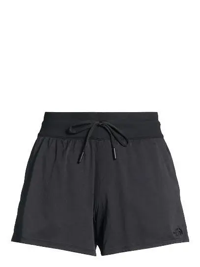 The North Face High Waisted Relaxed Fit Drawstring Shorts - Black