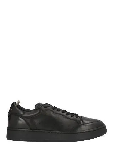 Officine Creative Leather Low-top Sneakers - Black