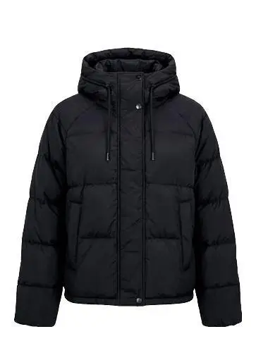 Timberland Quilted Puffer Jacket With Goose Down Interior - Black