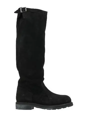 O.X.S. Suede Knee-high Boots - Black