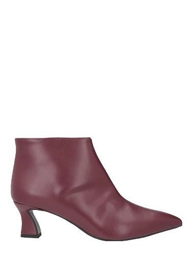NILA & NILA Calfskin Ankle Boots - Red