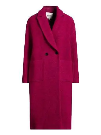 Ba&sh Garnet Virgin Wool & Polyester Coat - Red