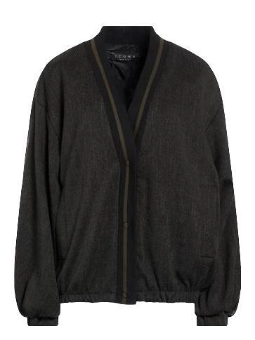 KAOS Dark Polyester Blend Jacket - Dark Green