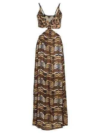 MISS BIKINI LUXE Maxi Dress - Brown