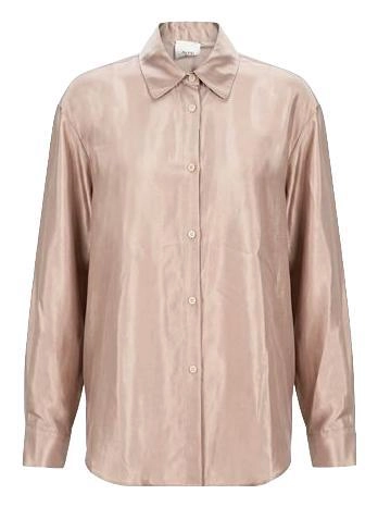 ALYSI Lyocell Silk Shirt - Beige