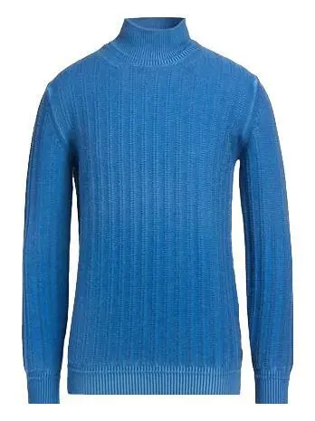 KANGRA Turtleneck Wool Sweater - Blue