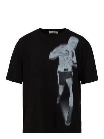 IH NOM UH NIT T-shirt Size Cotton, Linen - Black